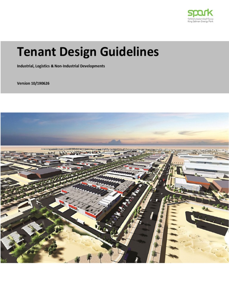 SPARK's Tenant Design Guidelines | PDF | Economic Sectors | Energy And ...