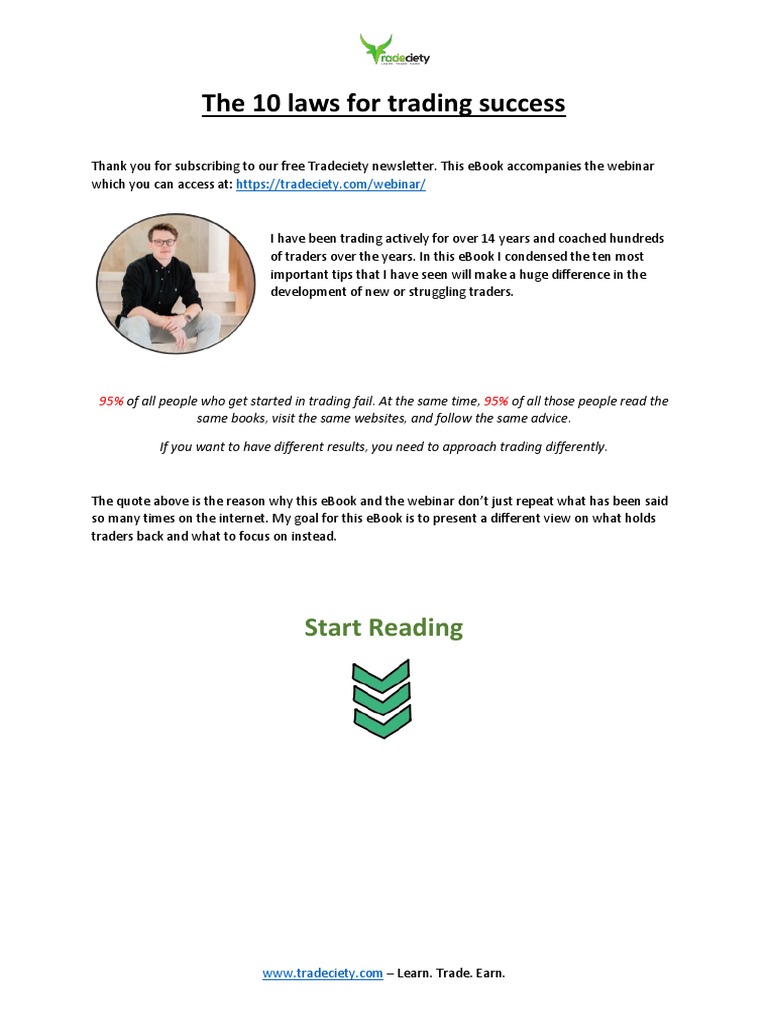 The 10 Laws For Trading Success: Start Reading | PDF | Algorithmic ...