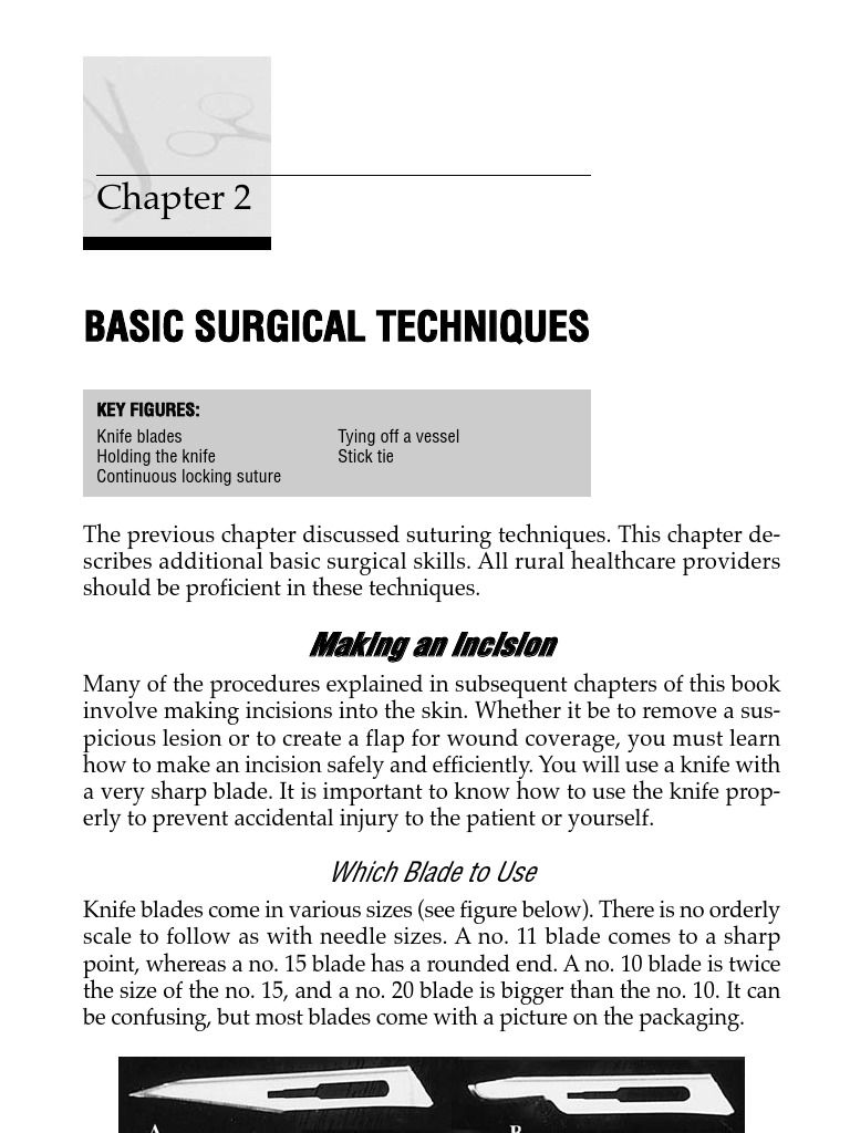 Basic Surgical Technique | PDF | Surgical Suture | Blood Vessel