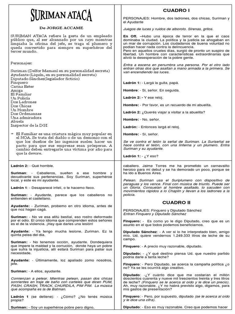 SURIMAN ATACA de JORGE ACCAME | PDF | Vacas
