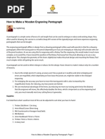 Pantagraph | PDF | Machining | Engraving