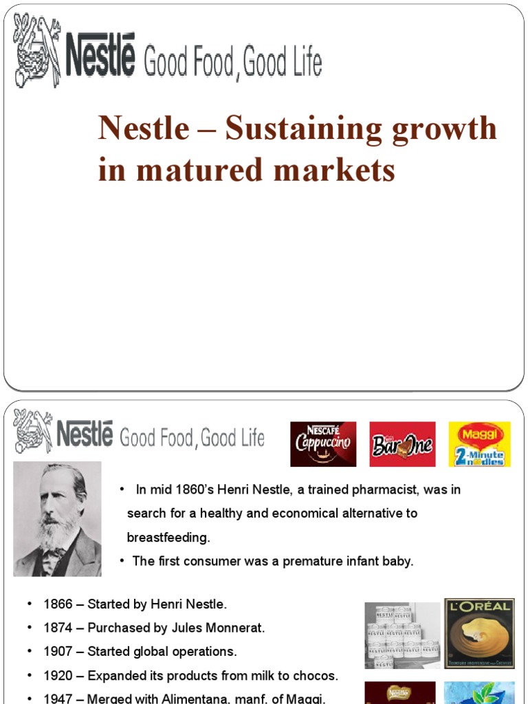 Nestle Strategy | PDF | Nestlé | Economies