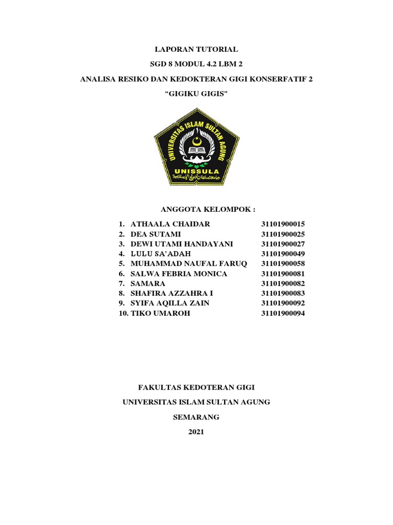 LAPORAN TUTORIAL. LBM 2 MODUL 4.2docx | PDF