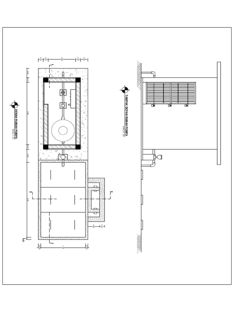 Denah Rumah Pompa | PDF