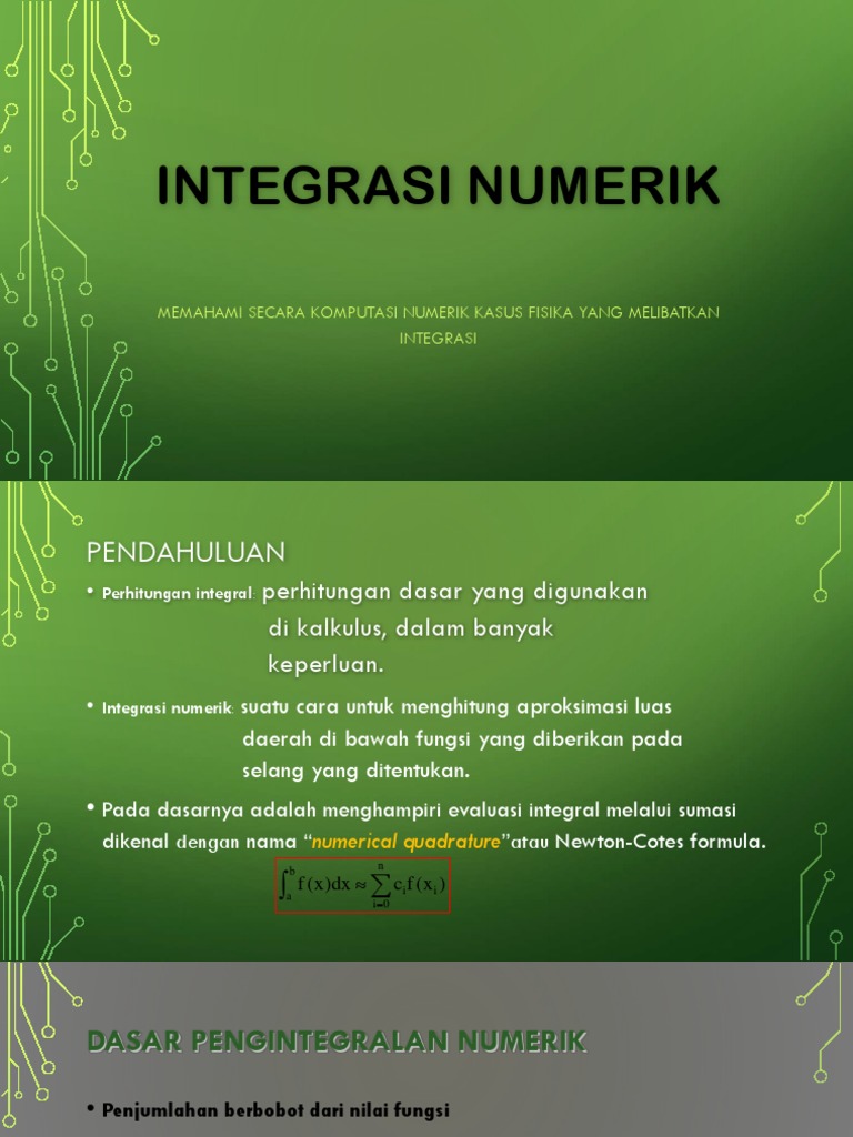 Integrasi Numerik - 1 | PDF