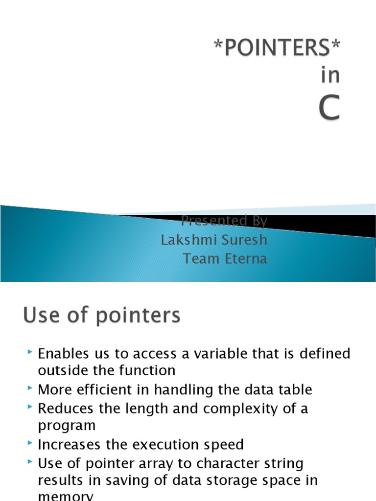 Understanding Pointers in Programming | PDF