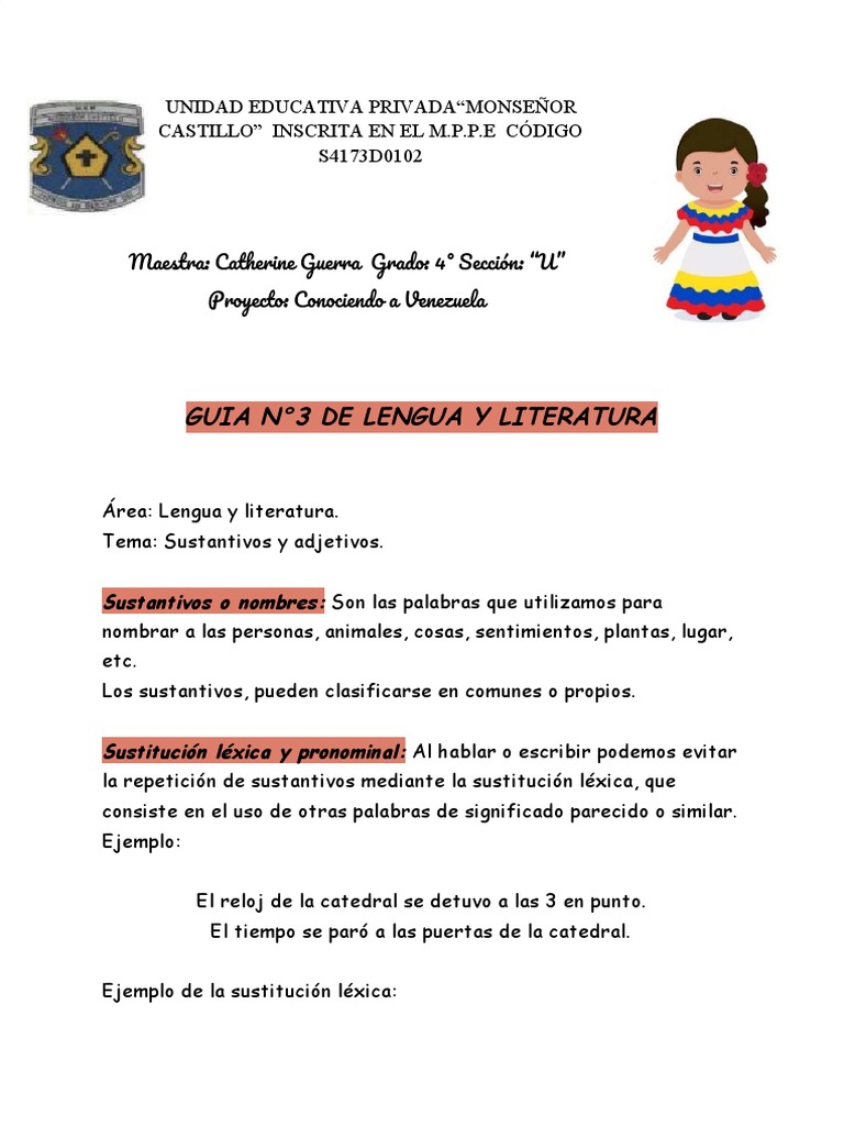 Lengua y Literatura 4to Grado | PDF