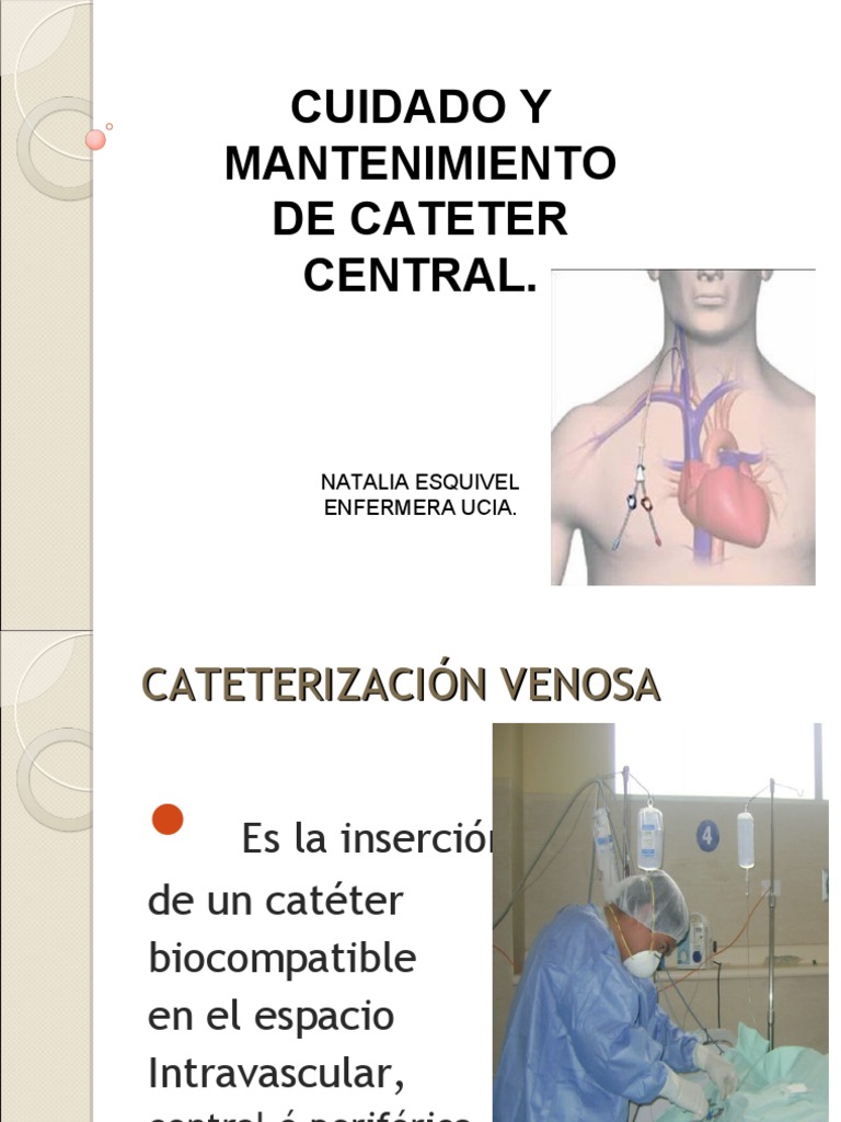 Mantenimiento CVC Definitiva. | PDF | Terapia intravenosa ...