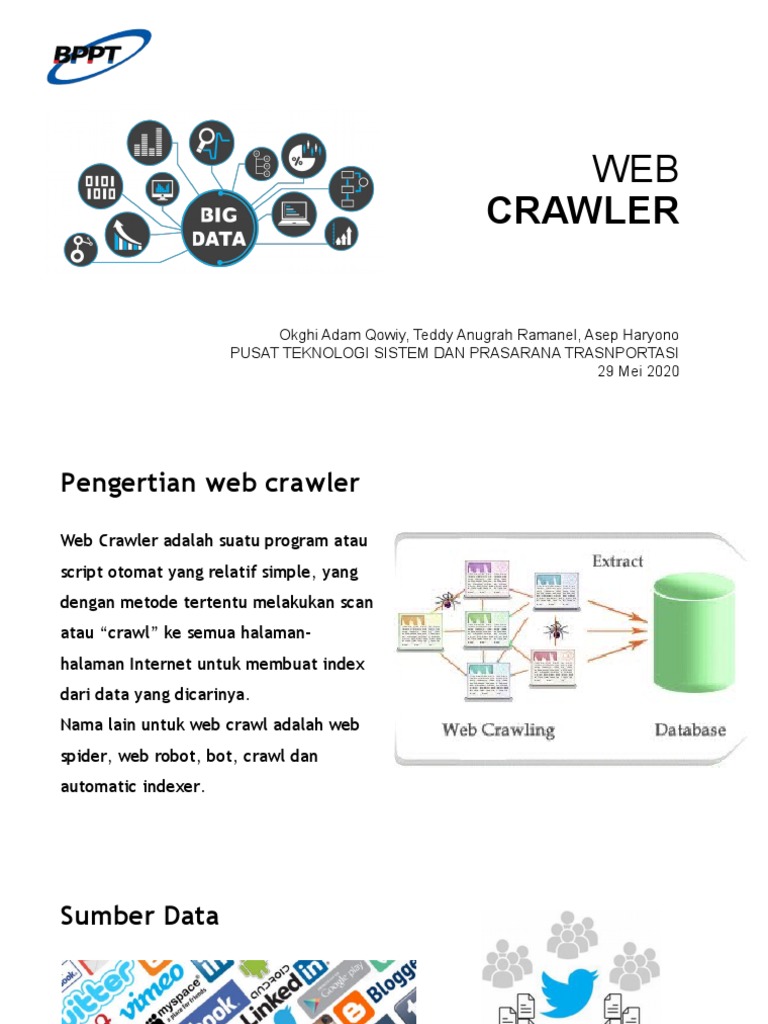 Presentasi Big Data - Web Crawler | PDF