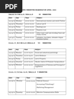 CS Main Exam Time Table December 2025 | PDF | Business | Corporations
