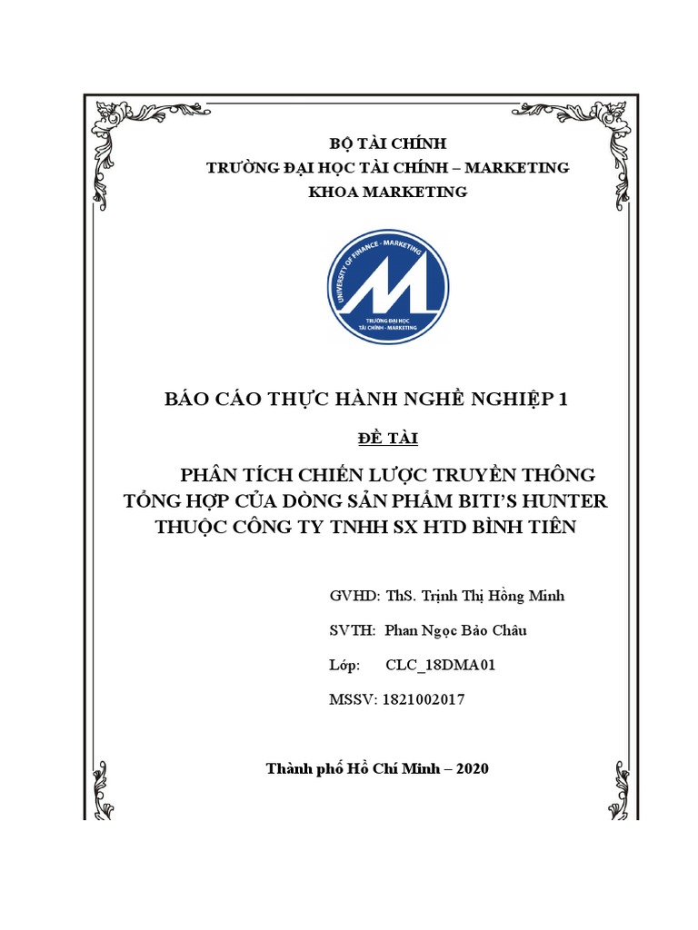 THNN1 - Bảo Châu - IMC Biti's Hunter | PDF