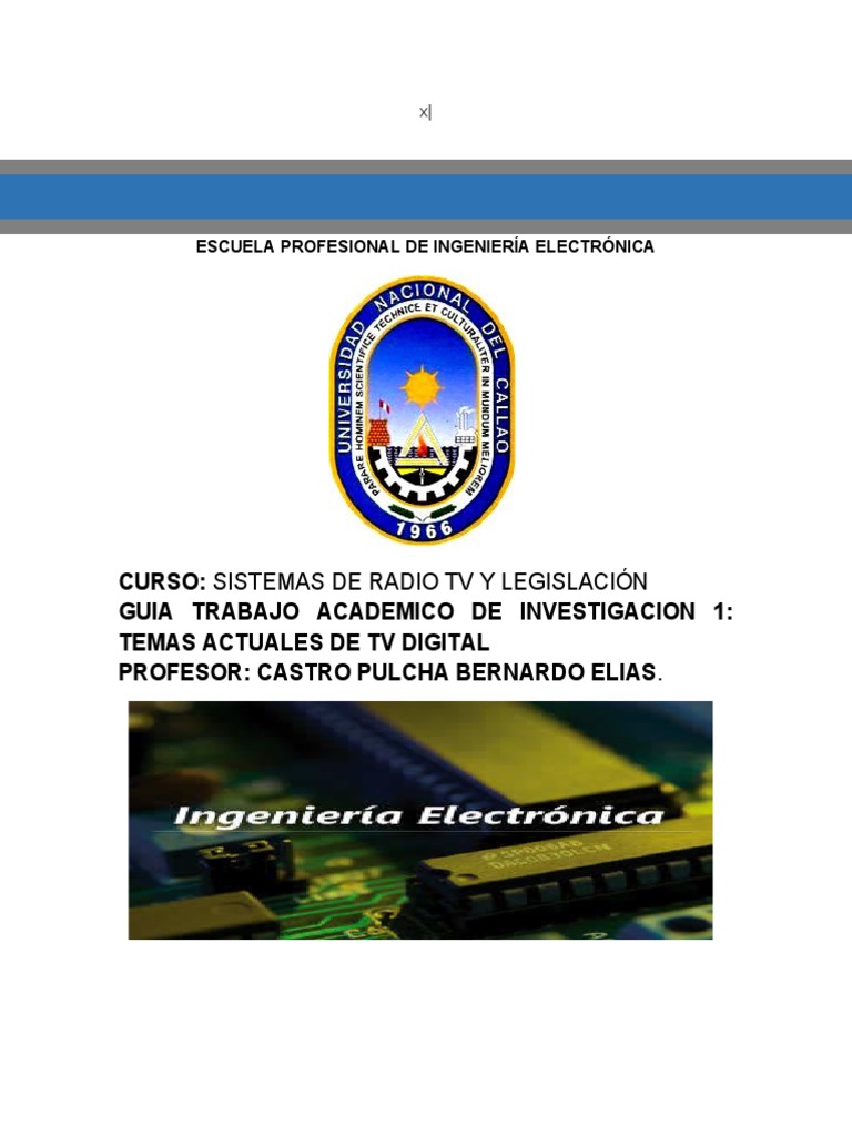 Temas Actuales de TV Digital y Tecnología | PDF | Televisión via ...