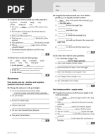 Past Simple A2 Exercises | PDF