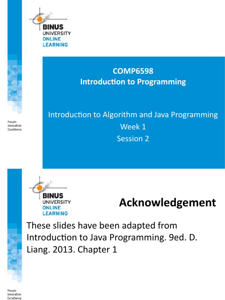 Comp6598 Week 1 Introduction To Algorithm And Java Programming 5696