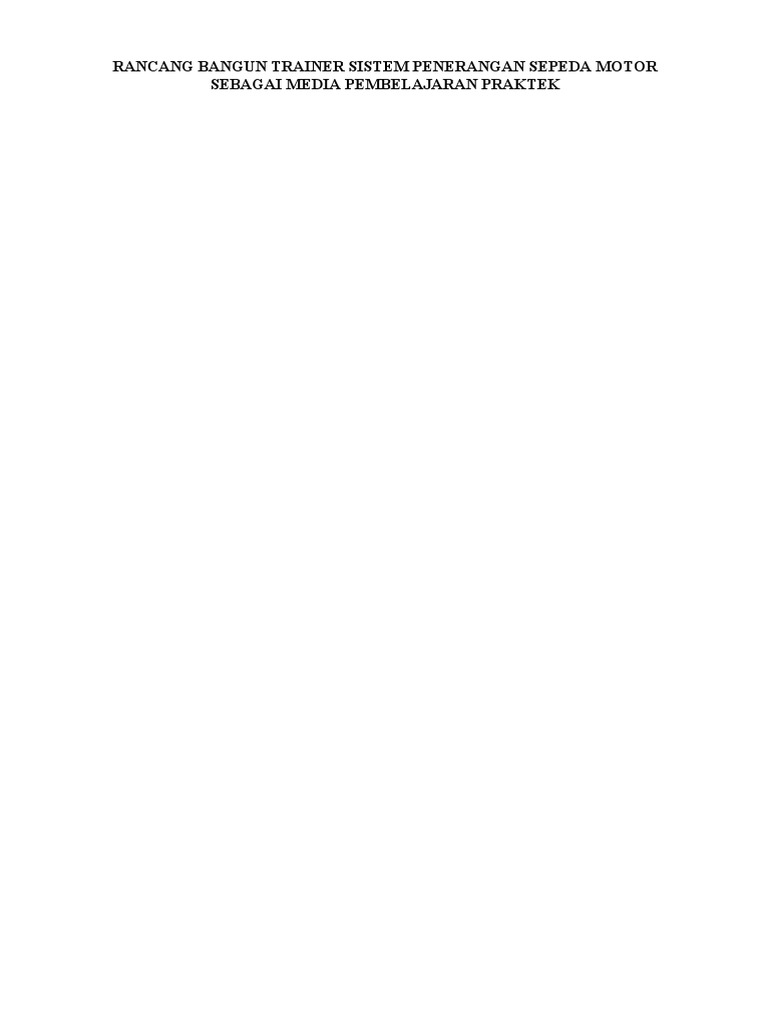 Contoh Laporan Project | PDF