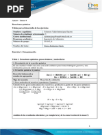 Anexo 3. Tarea 4. Reacciones Químicas. | PDF | Equilibrio químico | Mole (Unidad)