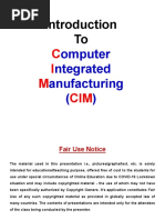 CIM Lecture Notes 1 | PDF | Business Process | Inventory