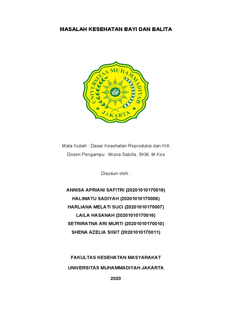 Bayi Dan Balita | PDF