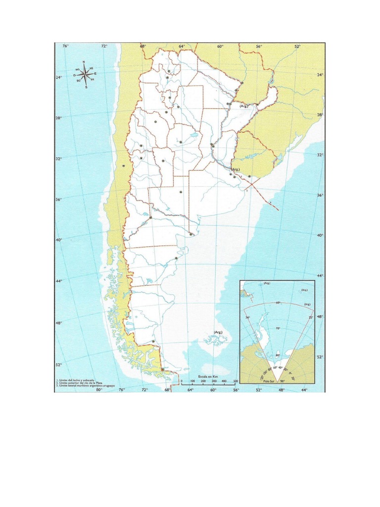 Mapa Político de Argentina | PDF