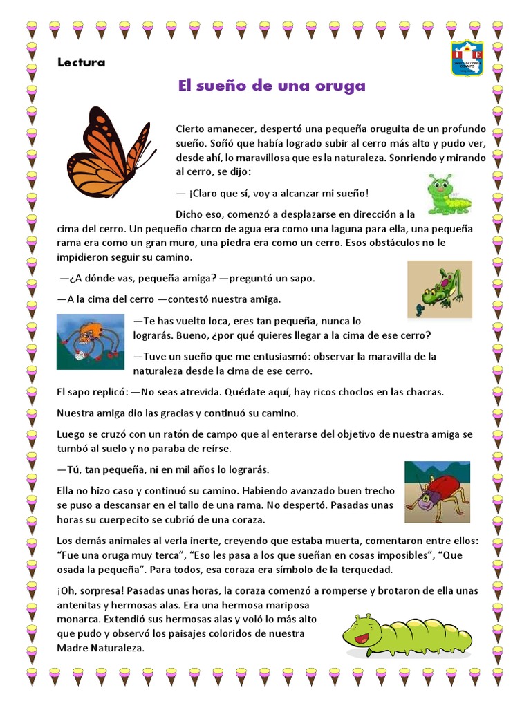 Lectura La Oruga Pdf