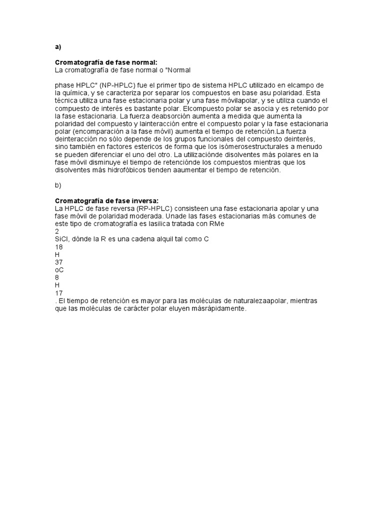 Guía de Cromatografía HPLC | PDF