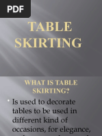 10 Simple Basic Table Skirting Design For Beginners | PDF | Grilling ...
