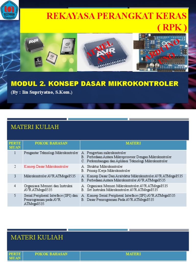 Modul 2. Konsep Dasar Mikrokontroler | PDF