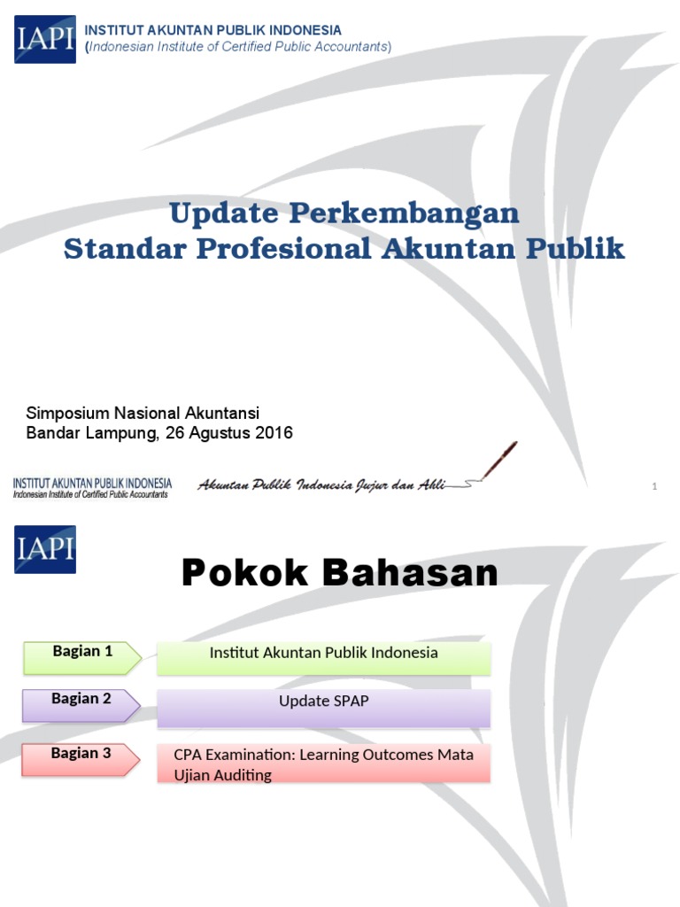 Update SPAP IAPI 2016 | PDF