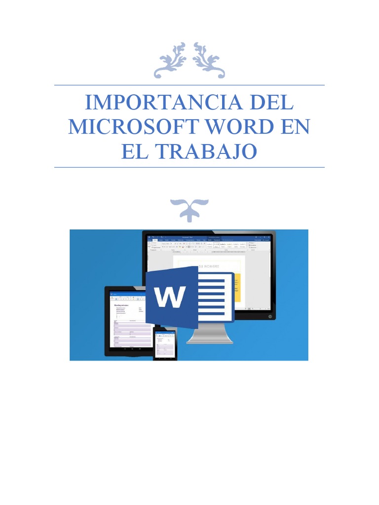 Word Como Herramienta de Trabajo | PDF | Microsoft Word | Microsoft