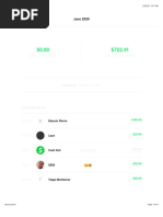 Cash App - Statement 2020 | PDF | Cash | Deposit Account