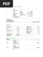 TD Bank Statement Sample for Business | PDF | Deposit Account | Banks