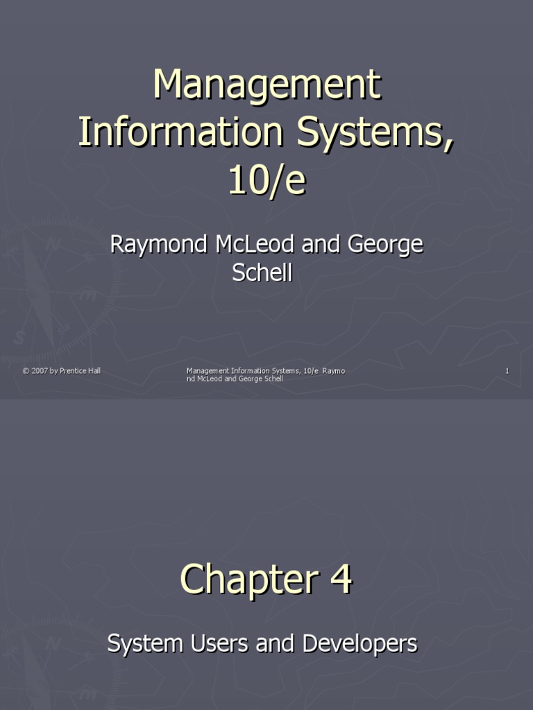 Management Information Systems, 10/e | PDF | Management Information System | Information System