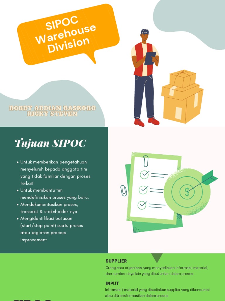 Kelompok D - SIPOC Warehouse Division | PDF | Teknologi & Rekayasa