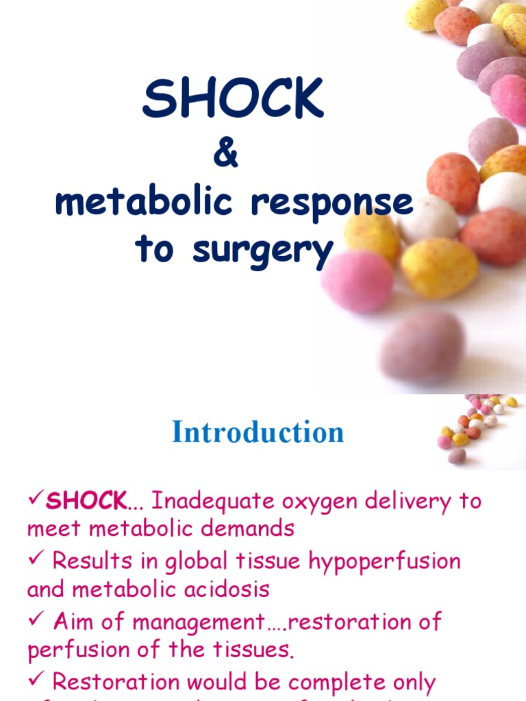 Shock: & Metabolic Response To Surgery | PDF | Shock (Circulatory) | Sepsis