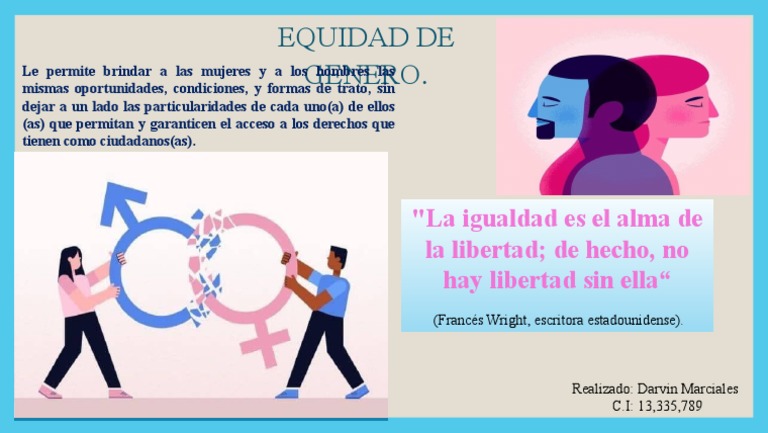 Igualdad de Género: Oportunidades y Derechos | PDF