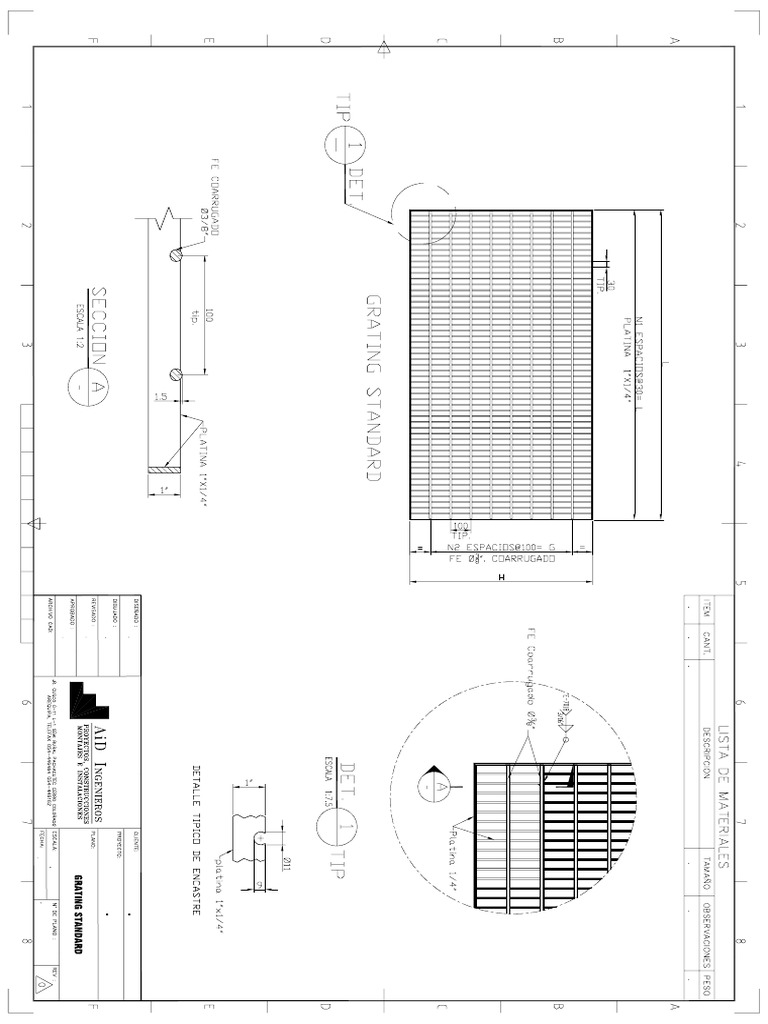 Grating Standard | PDF
