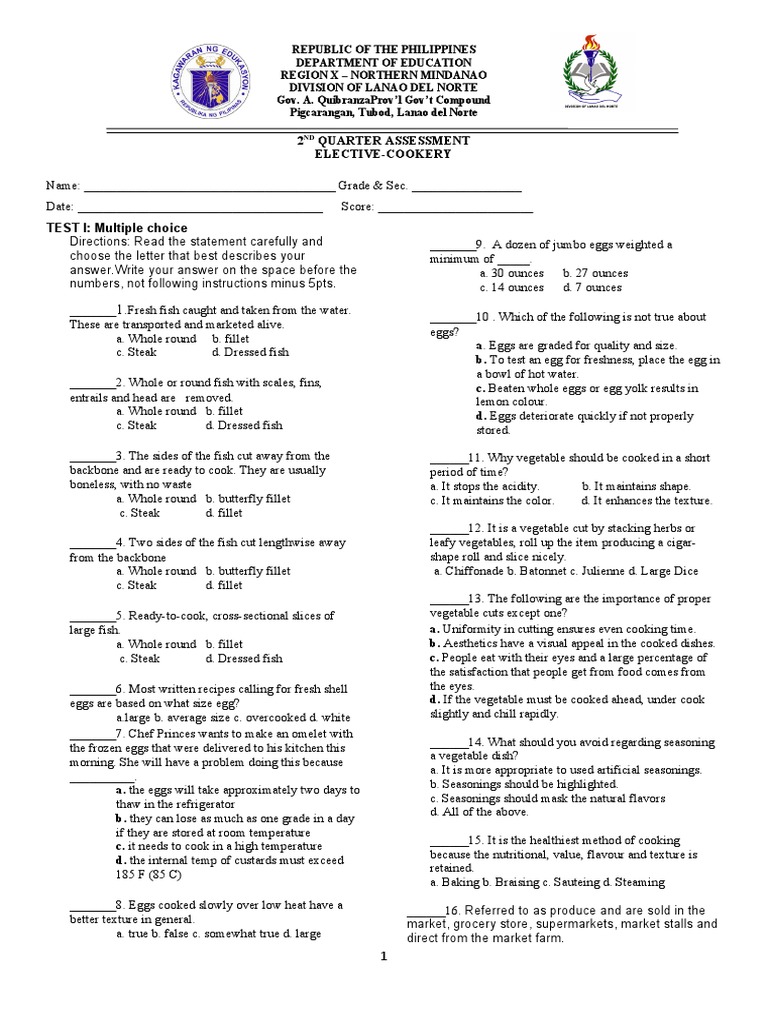 COOKERY | PDF | Egg As Food | Vegetables
