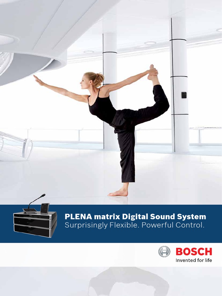 PLENA Matrix Digital Sound System: Surprisingly Flexible. Powerful ...