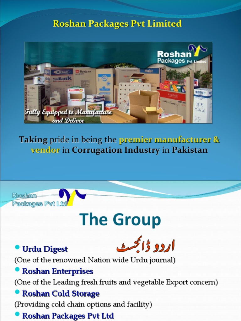 Roshan Packages (PVT LTD) Profile | PDF | Pakistan | Business Process