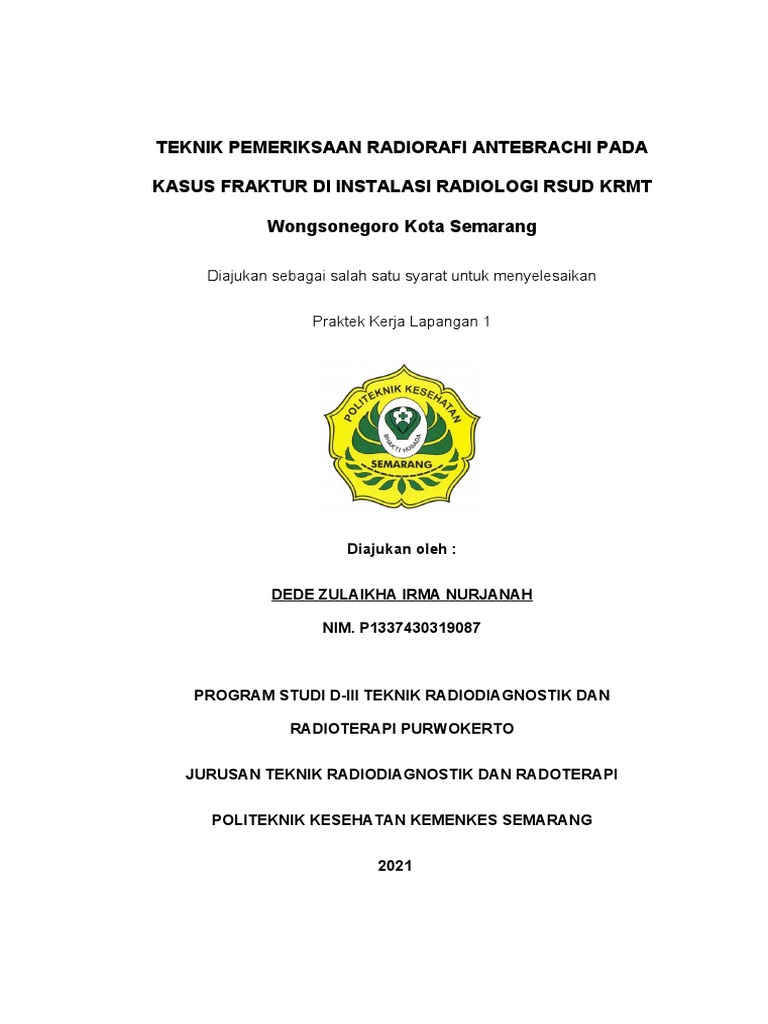 Teknik Radiografi Antebrachi | PDF
