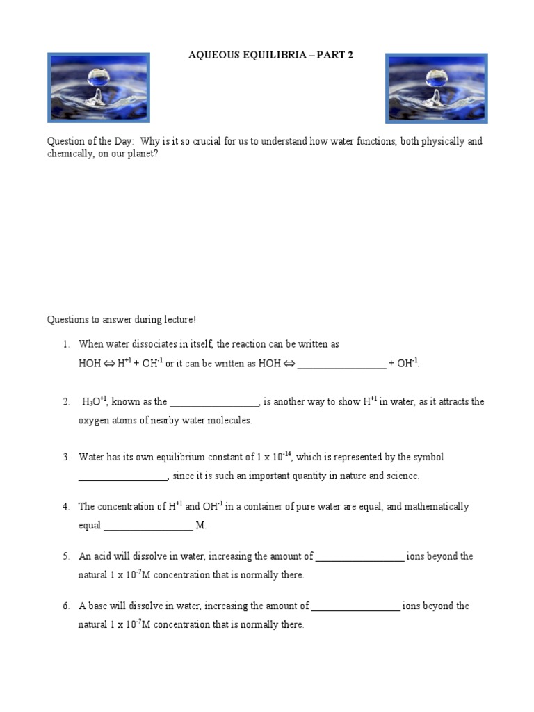 pH and H3O+ Calculation Guide | PDF | Ph | Chemical Equilibrium
