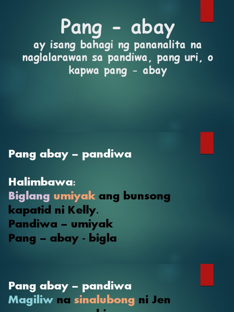 Pang Abay | PDF