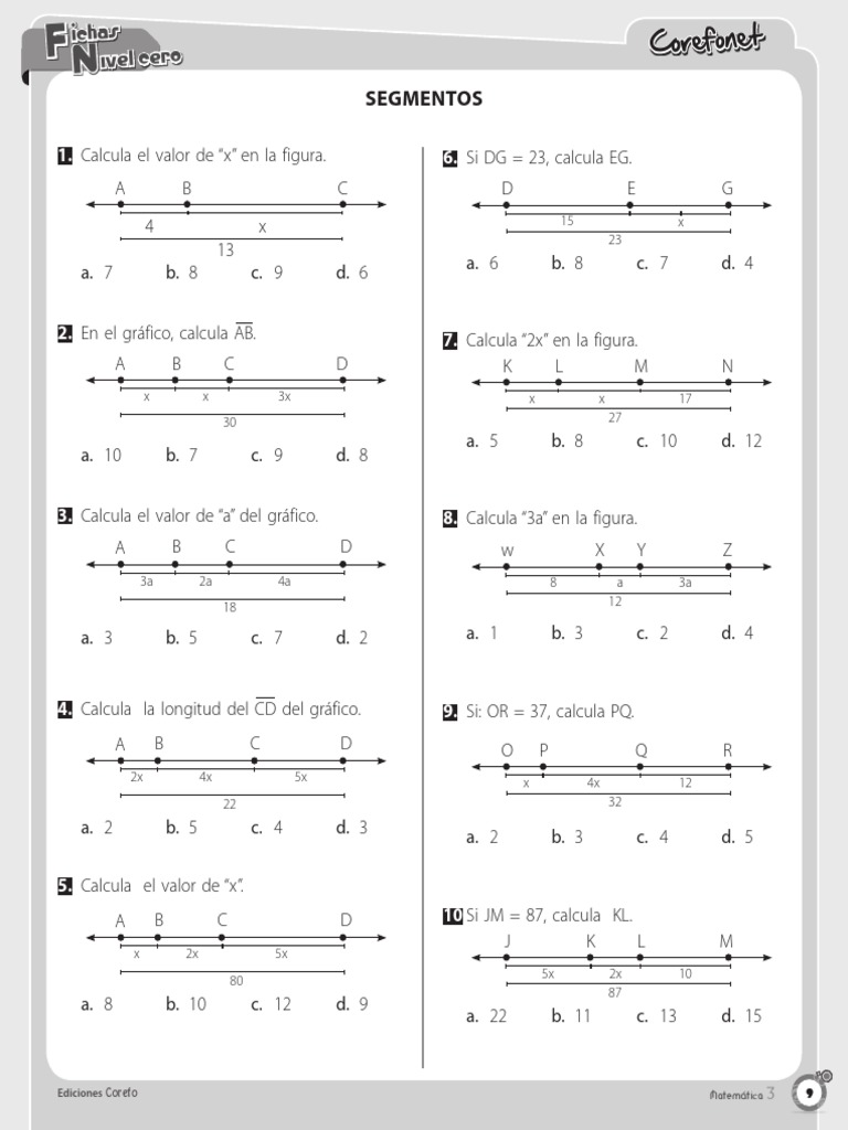 Ficha Nivel Cero Segmentos | PDF | Ajedrez | Ocio