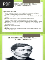 Jose Rizal Family Tree | PDF | Philippines