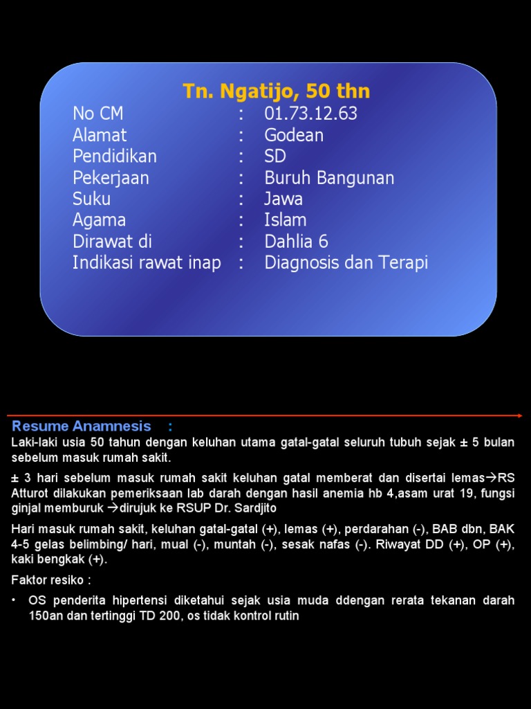 Manajemen Anemia pada CKD | PDF