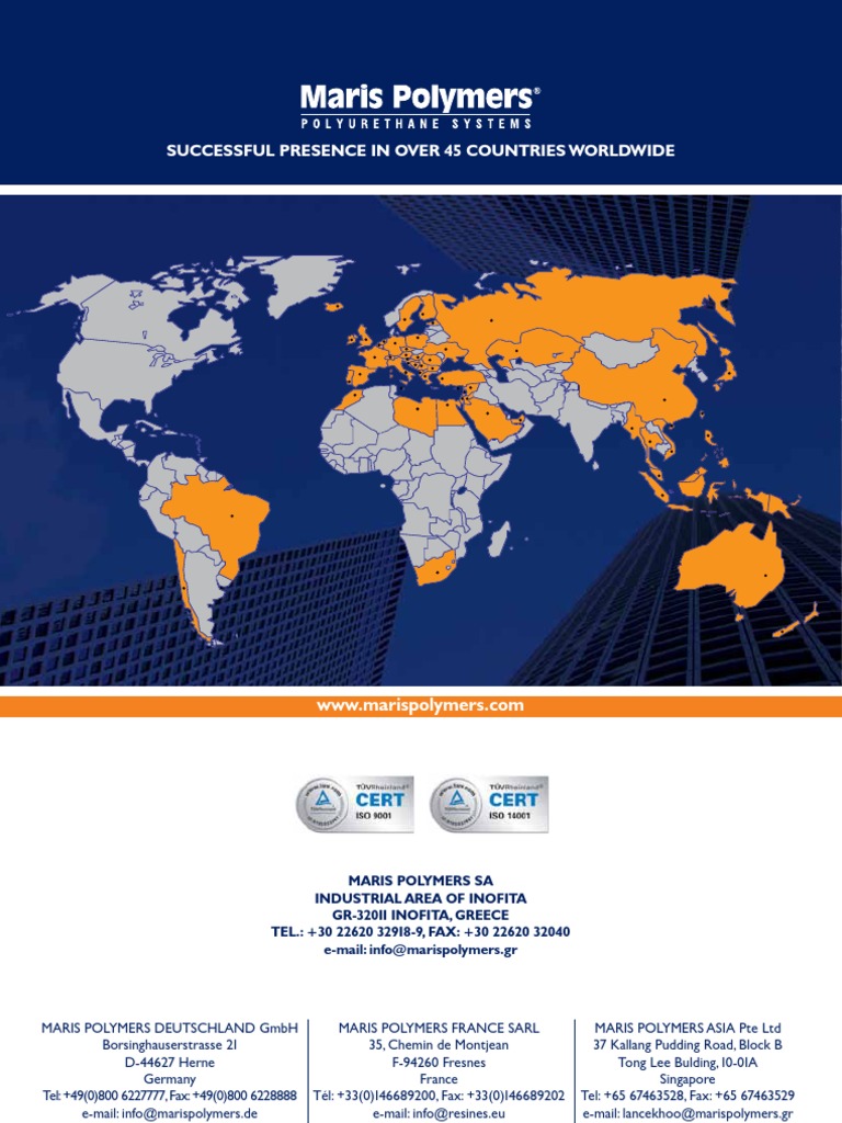 Catalog Maris Polymers | PDF | Polyurethane | Roof