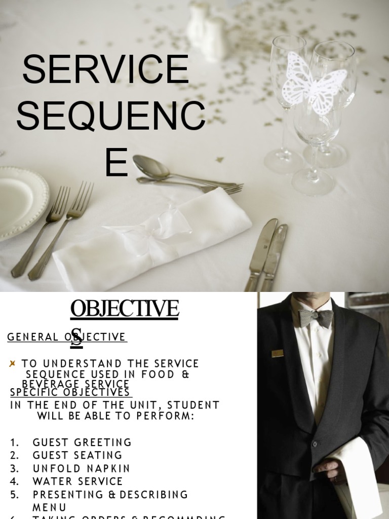 Restaurant Guest Service Procedures | PDF | Waiting Staff | Food And Drink
