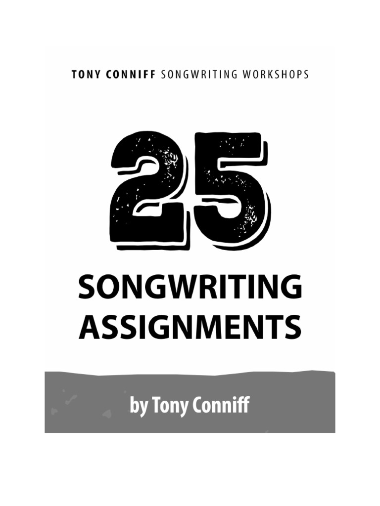 25 Songwriting Assignments by Tony Conniff | PDF | Funk | Music
