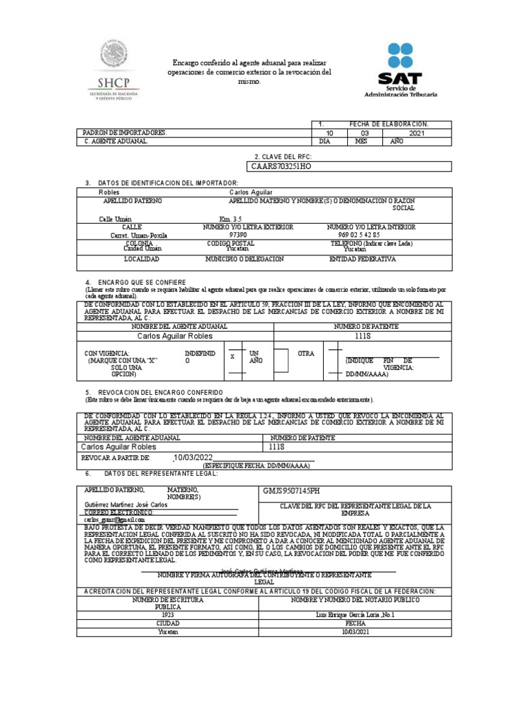 Encargo Conferido | PDF | Gobierno | Business