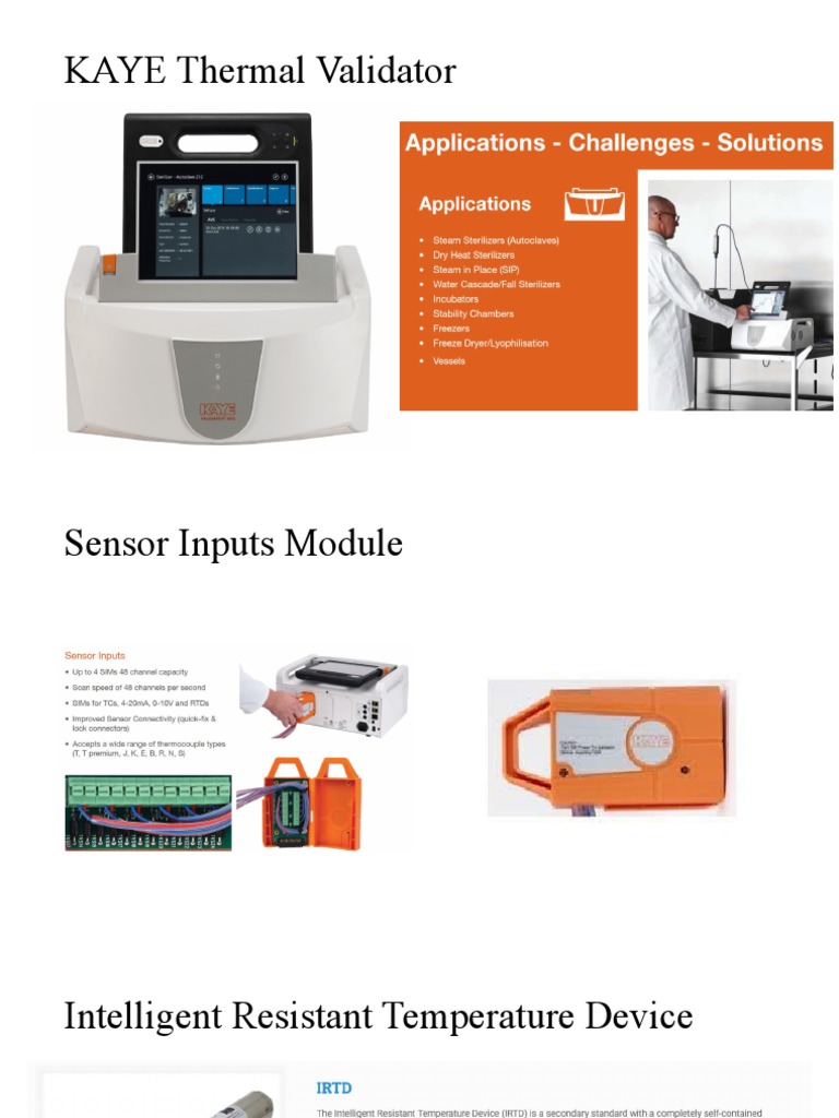 KAYE Thermal Validator | PDF